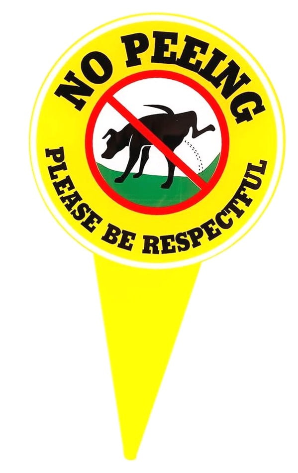 Highcool No Peeing Sign for Yard Sign No Pee Sign Be Respectful Sign ...