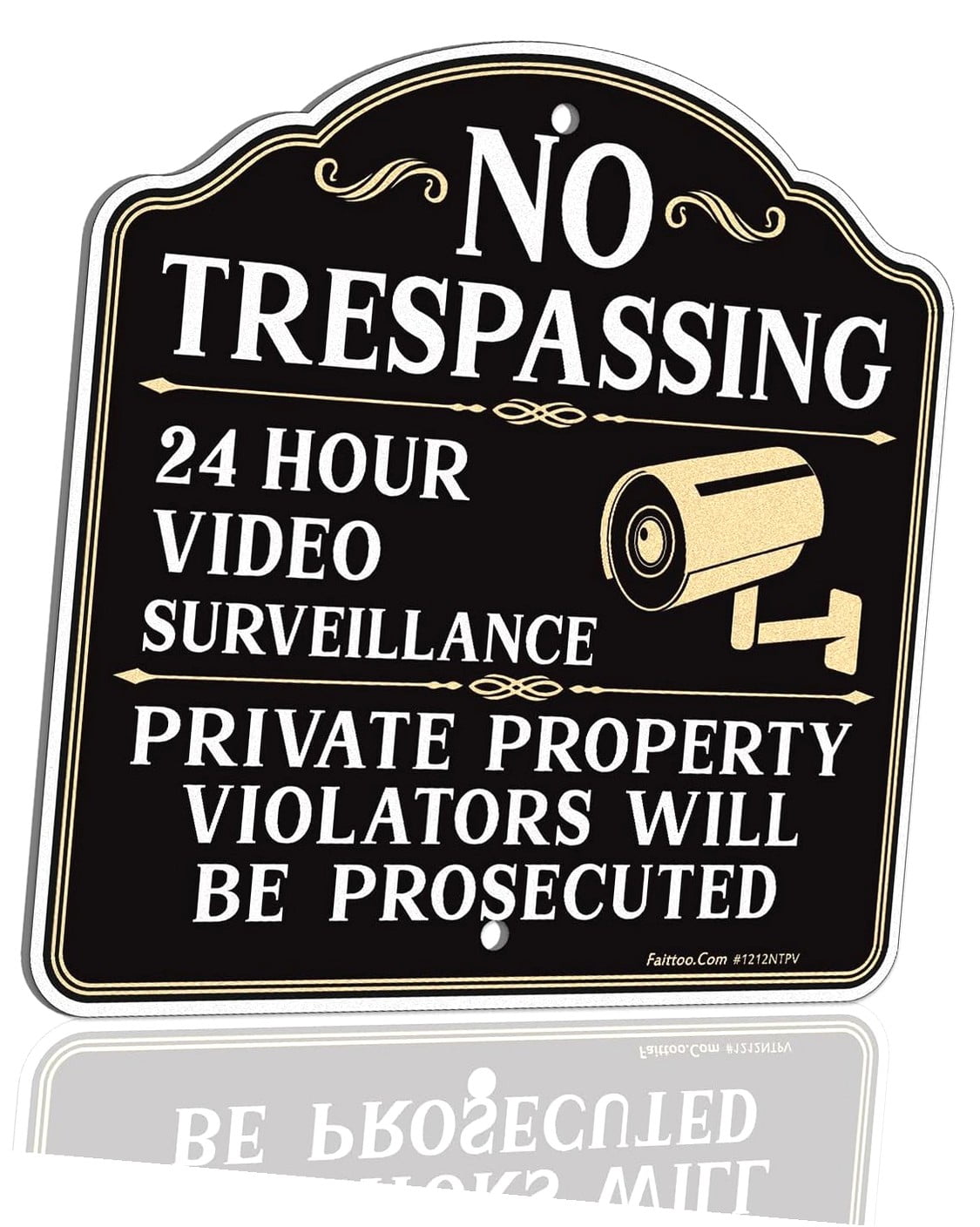 Highcool No Trespassing Sign Private Property Protected By Video ...