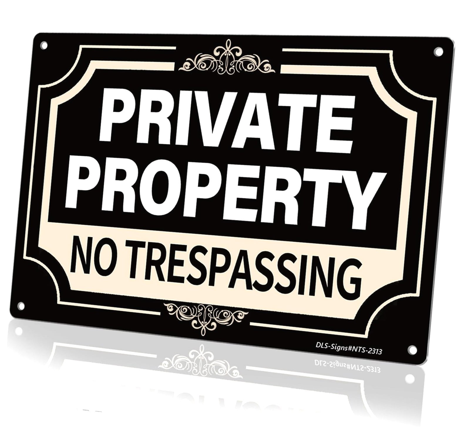 Highcool No Trespassing Signs Private Property 10 × 7\u2033 Rust-Free ...