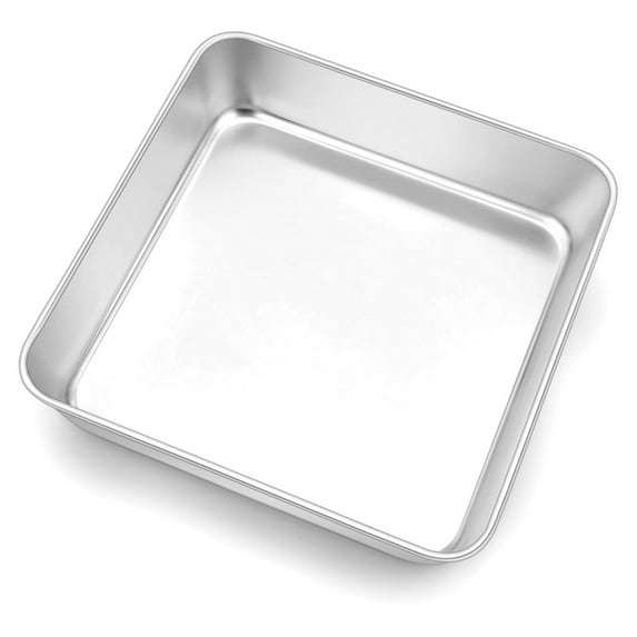 Highcool Non-Stick 9x9 Inch Square Cake Pan, Steel Baking Pan for ...