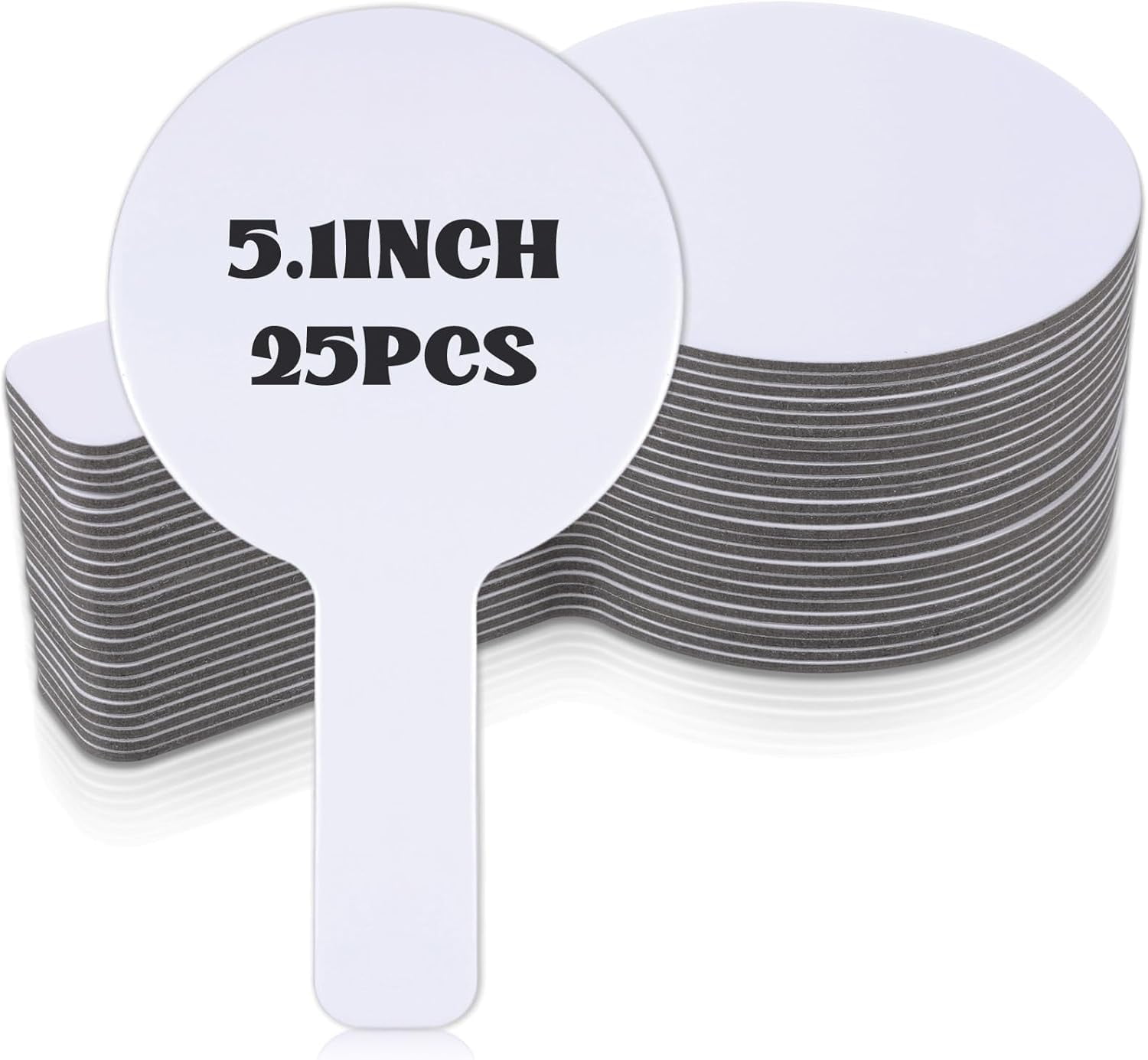 Highcool Pieces with Handle, Handheld Wooden Whiteboard Double Sided ...