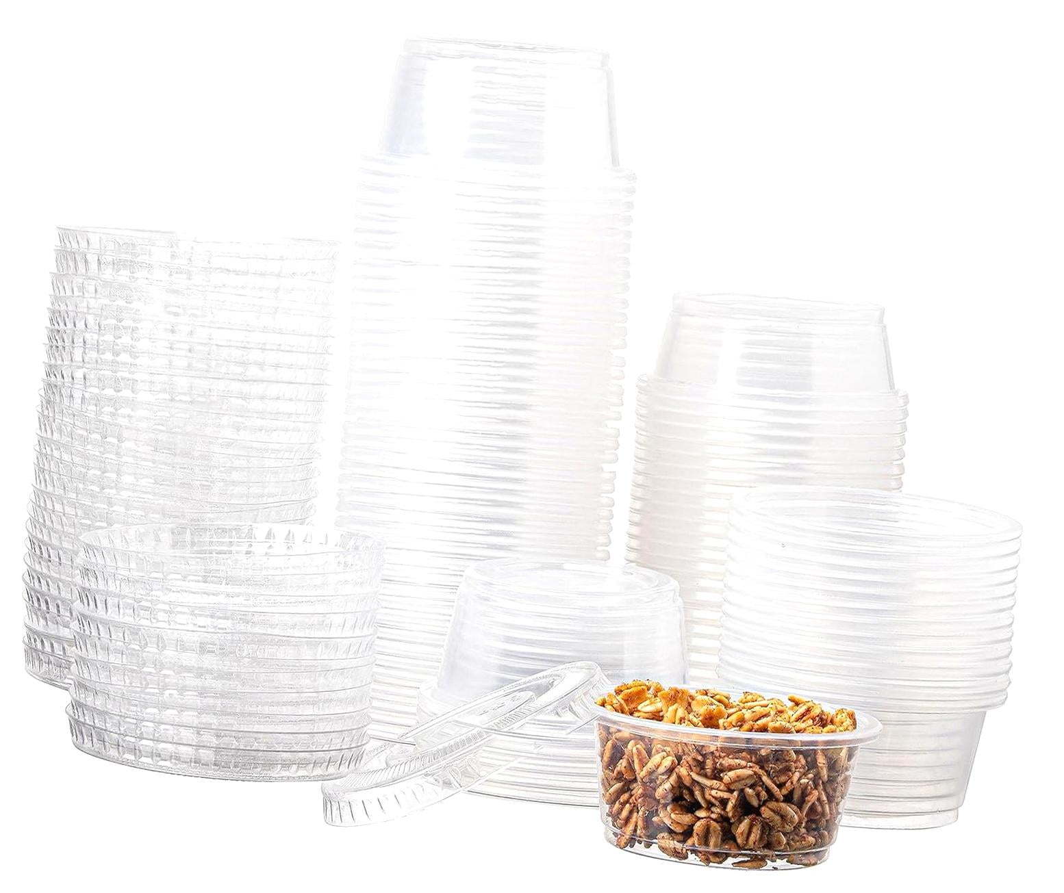 Highcool Plastic Portion Cups with , Condiment Containers, Jello Shot ...