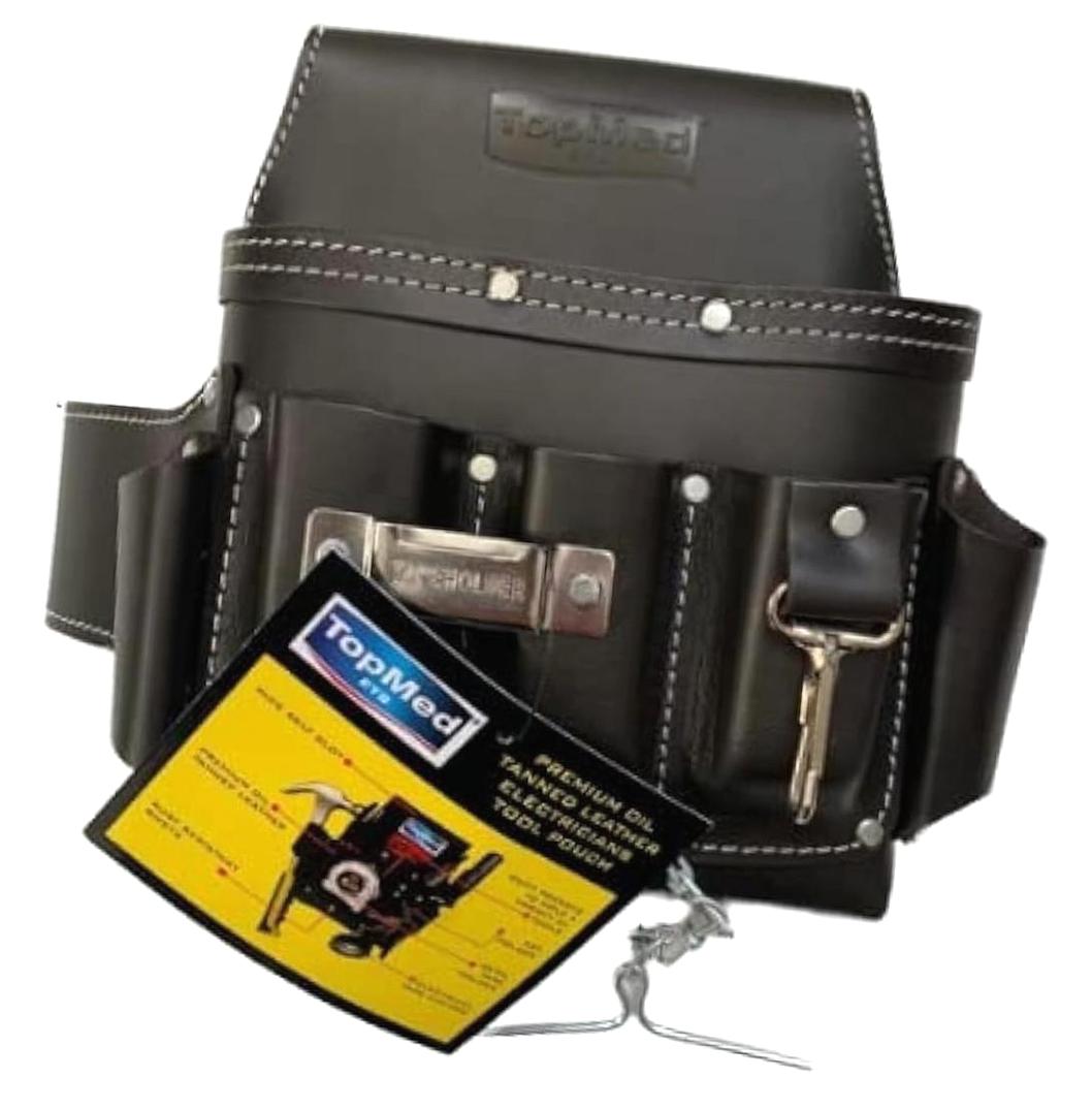 Highcool Premium Versatile Tool Bag, Heavy Duty Leather Bag with ...
