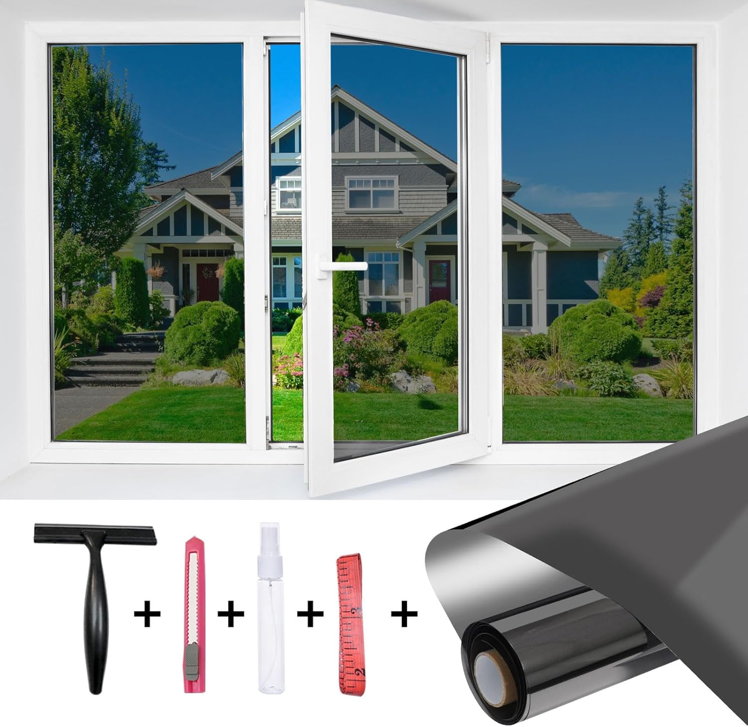 Highcool Privacy Window Film One Way Window Tint for , Mirror Window ...