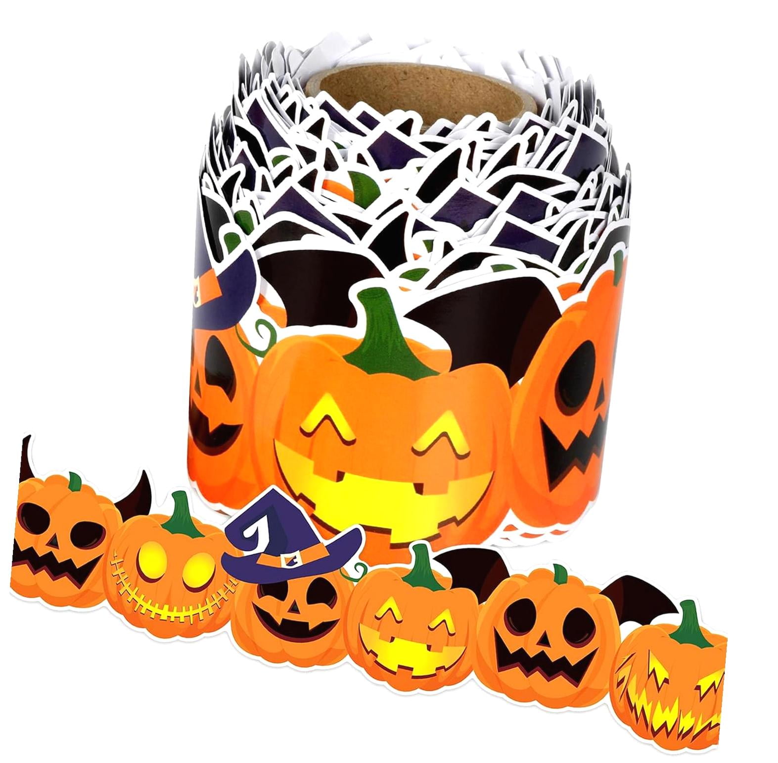 Highcool Pumpkin-Themed Bulletin Board Borders, 65.6 Feet Pumpkin ...