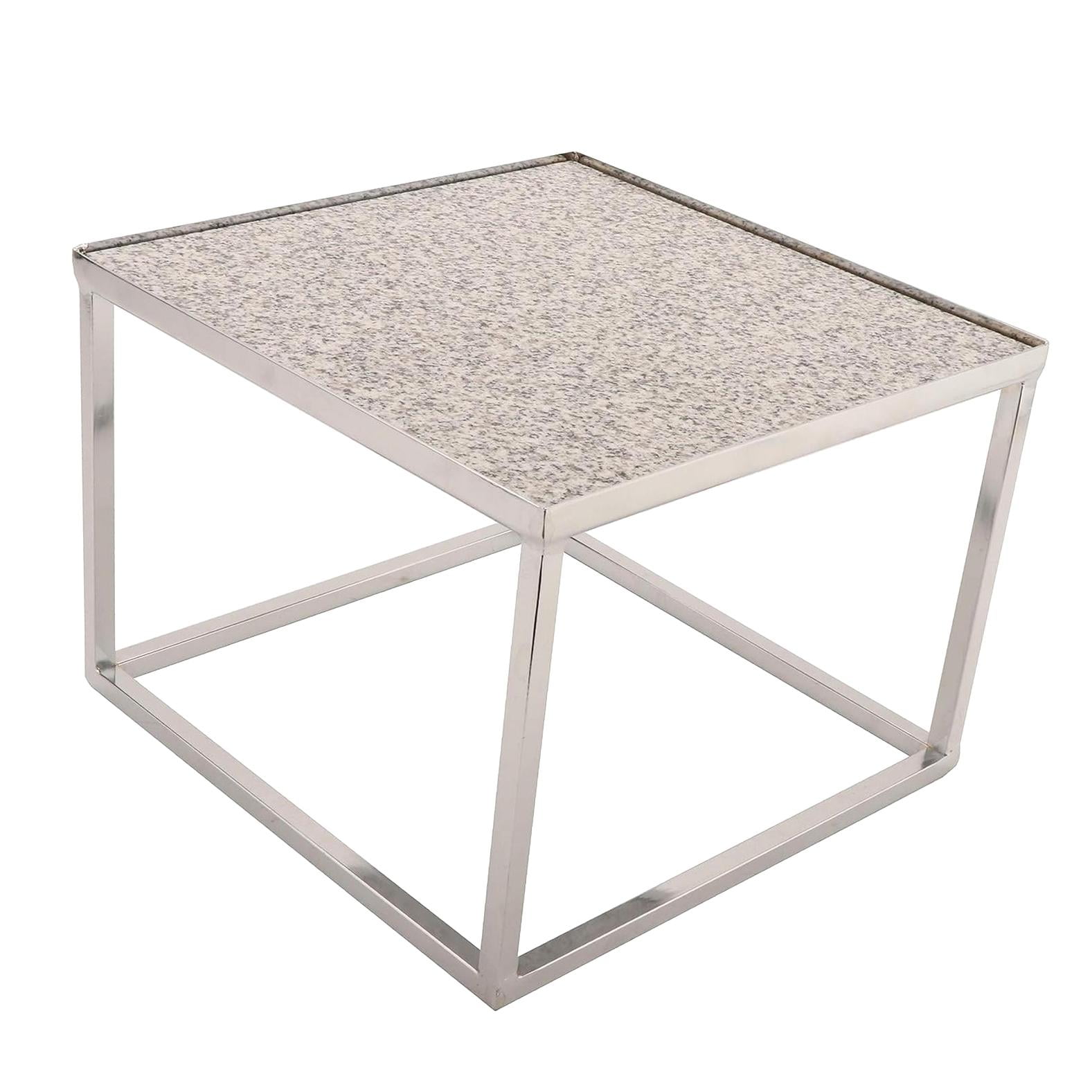 Highcool RISCR-09 Square Metal Food Display Stand, Chrome - Walmart.com