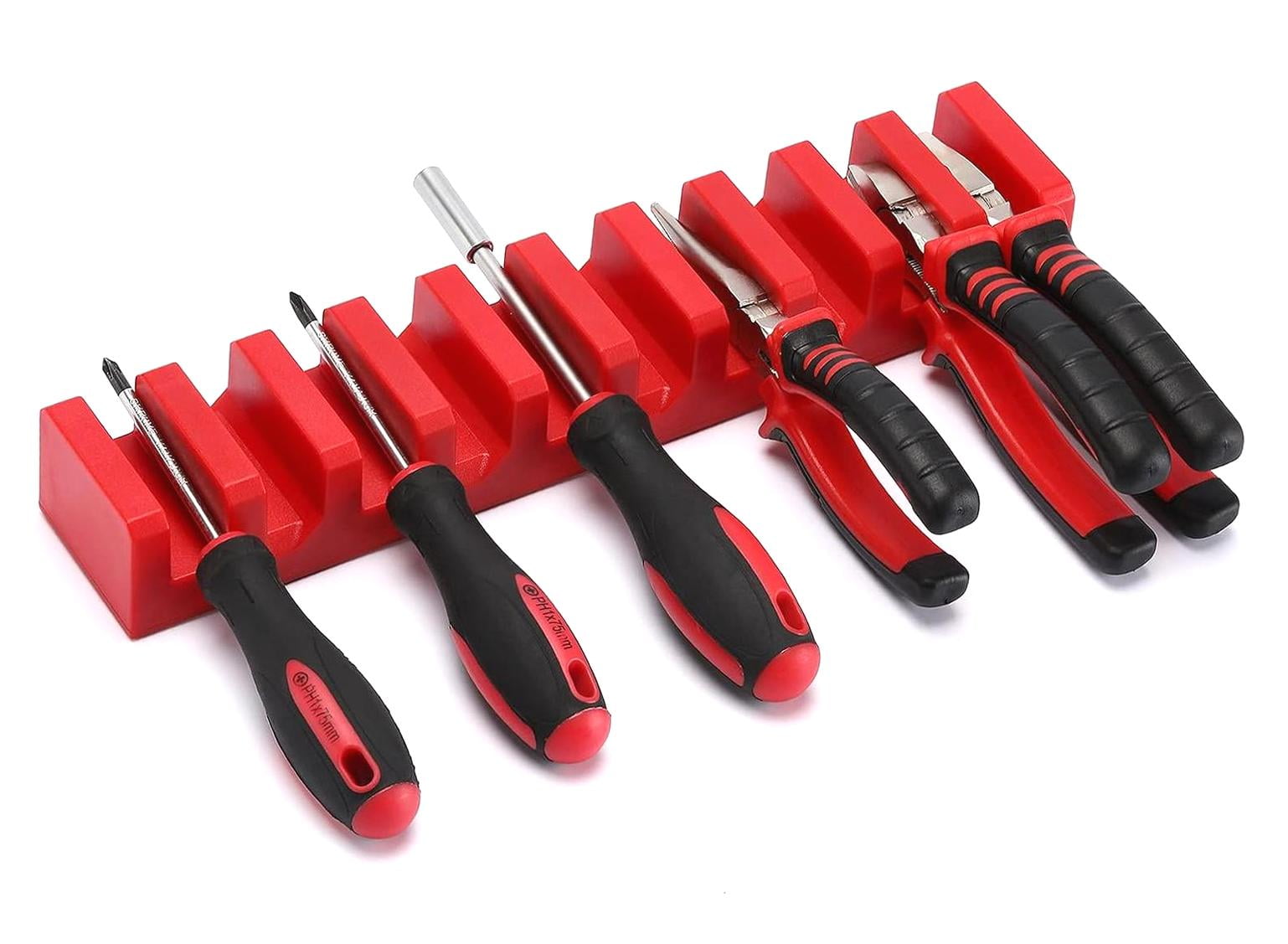 Highcool Red Magnet Plier/Wren Holder, Tool Organizer, 10 Plier ...