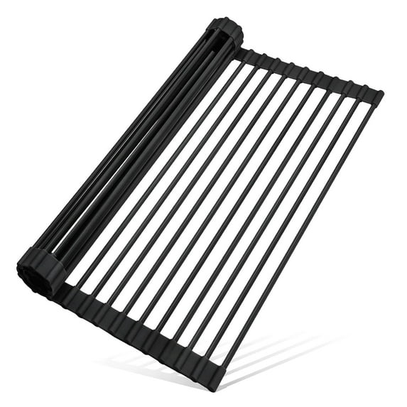 Highcool Roll Dish Drying Rack Wrapped Over The Sink Dish Drying Rack Multipurpose Foldable Sink ...
