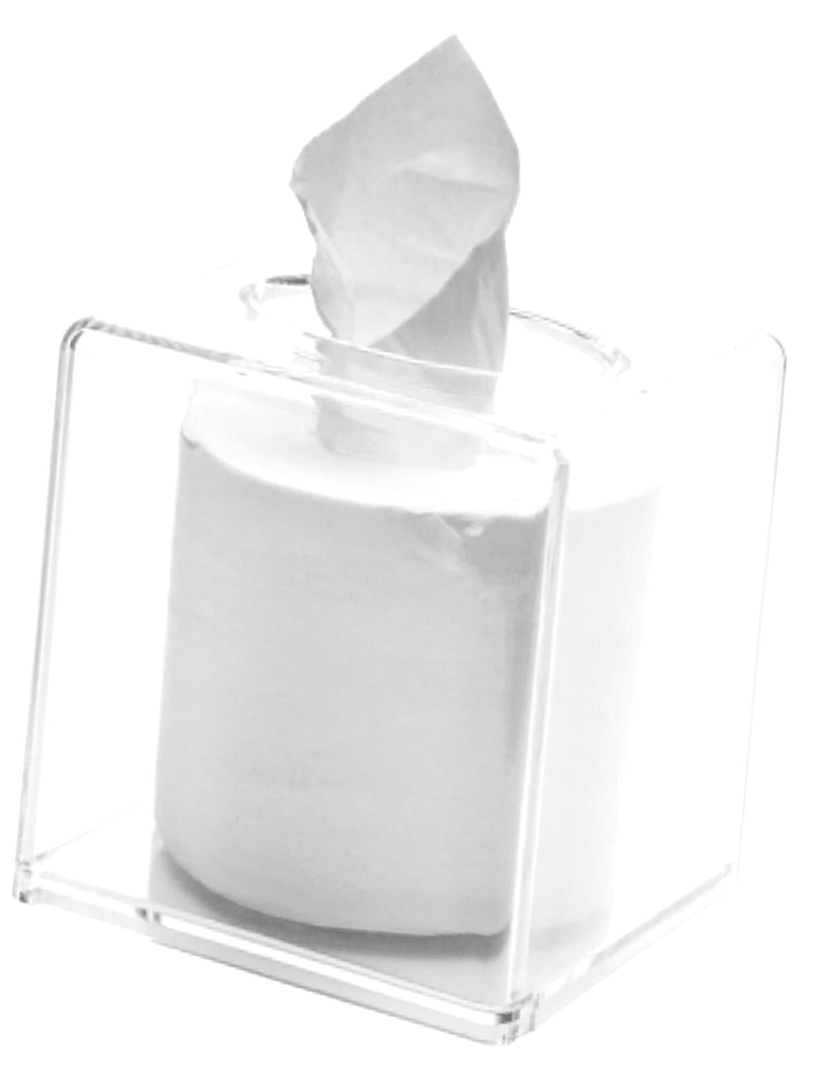 Highcool Roll Tissue Box Holder with Cover Square Facial Tissue ...