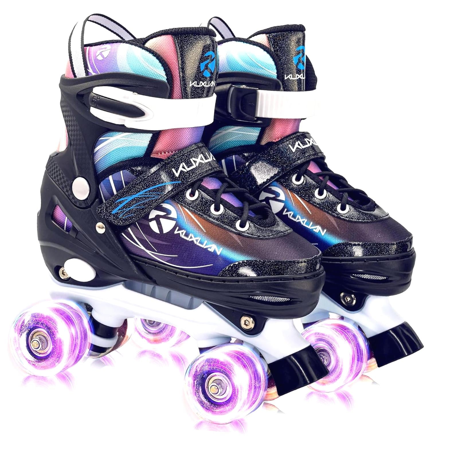 Highcool Roller Skates for Girls, Adjustable Sizes 1-4 with Wheels for ...