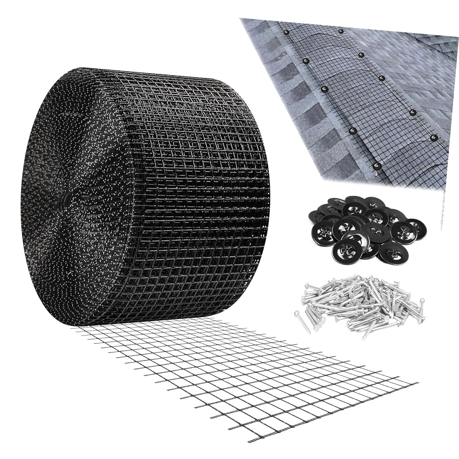 Highcool Roof Ridge Vent Exclusion Critter Cover 65.6' 4" Shingle Over ...