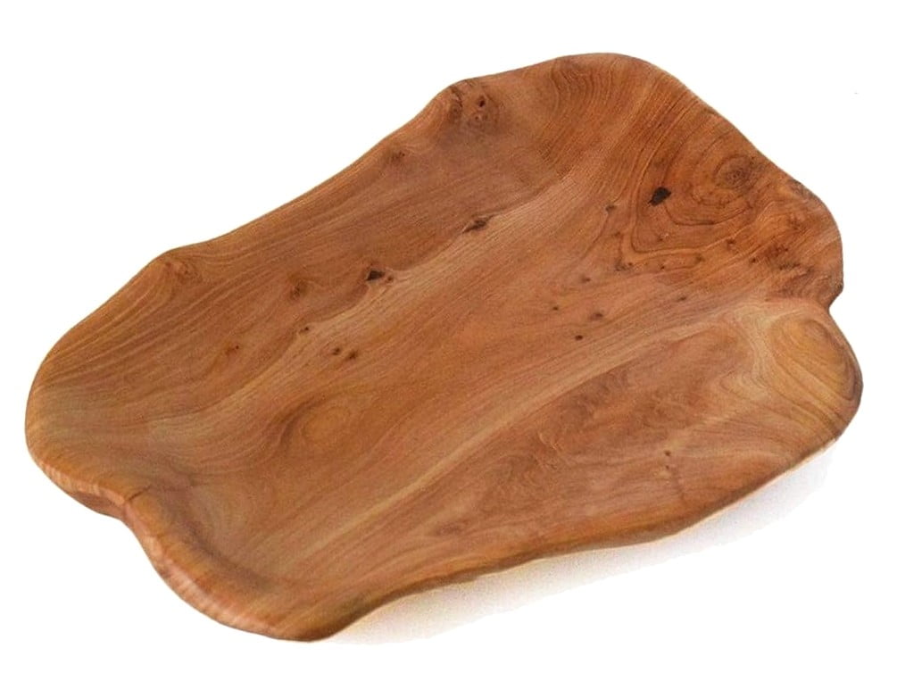 Highcool Root Wood Dish, Party Platter and Tray for Sandwich Bread ...