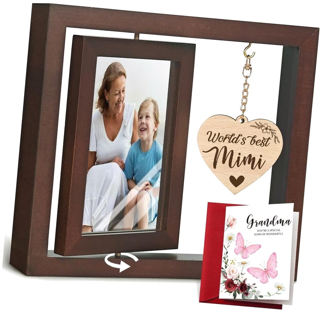 Highcool Rotating 'Mimi' for Grandma from Grandchild, Mimi Frame from ...