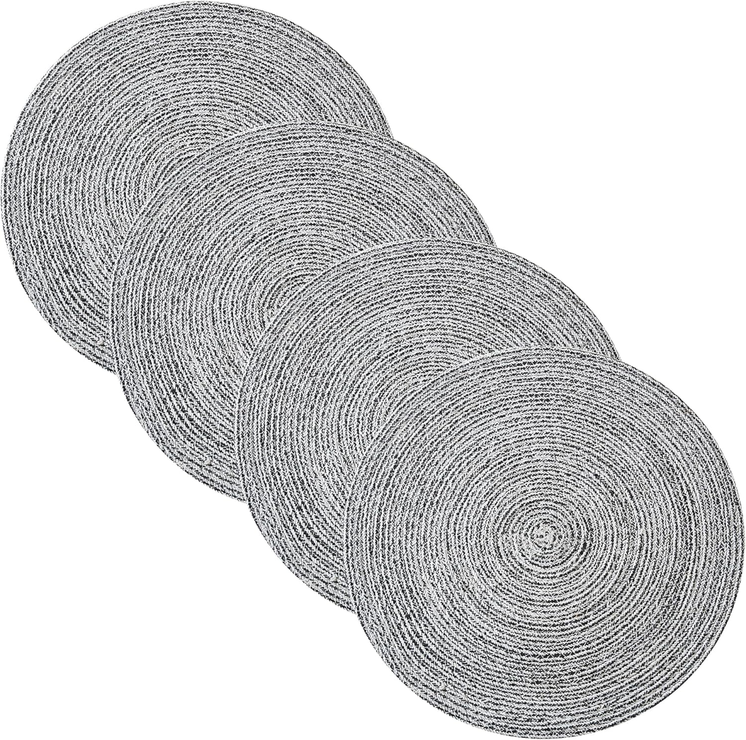 Highcool Round Plaats Set of 4-100% Cn Two-Tone Plaat for Dining Table ...