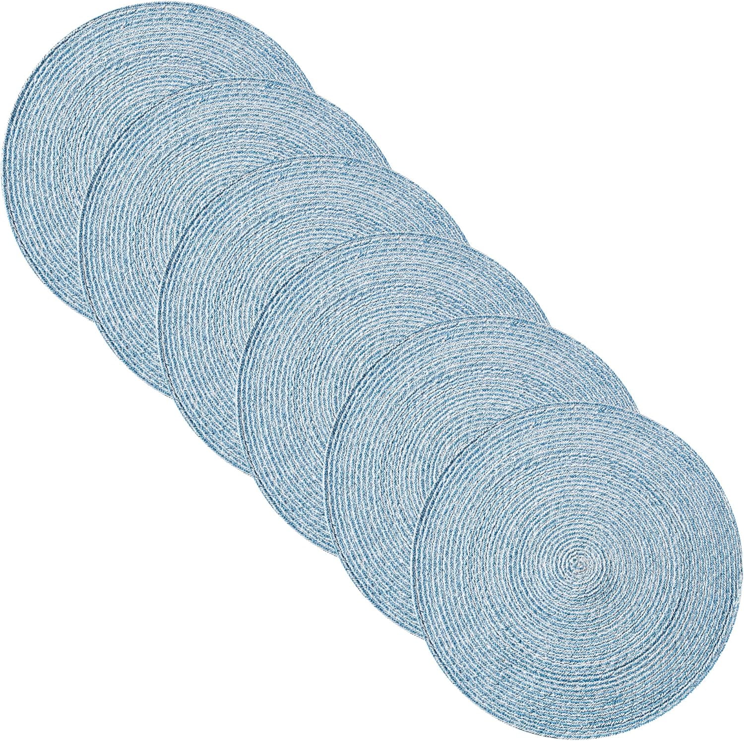 Highcool Round Plaats Set of 4-100% Cn Two-Tone Plaat for Dining Table ...