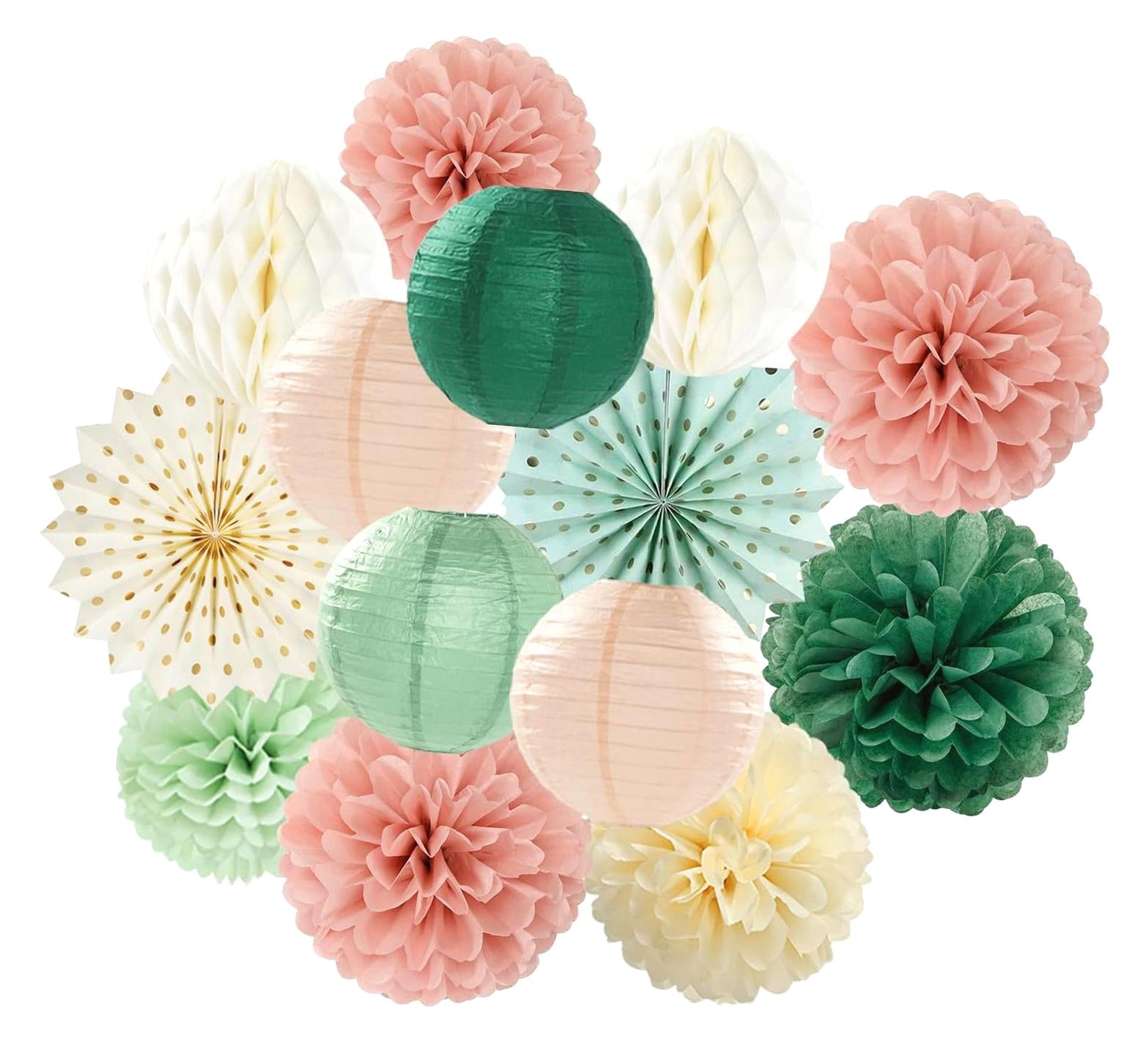 Highcool - -Beige Party-Decorations Streamers 14pcs Neutral Wedding ...