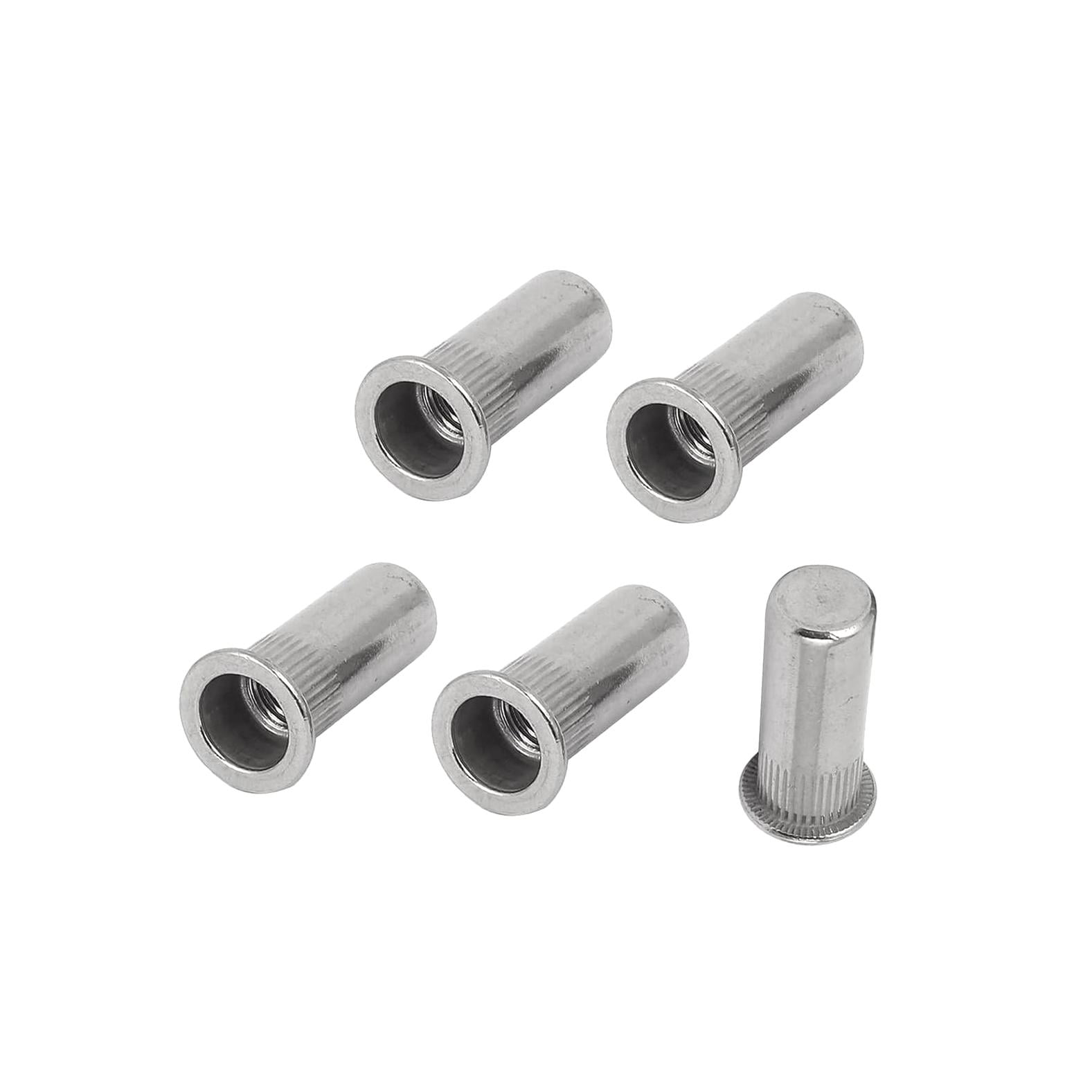 Highcool Sealed Nuts (M10) 5Pcs, Steel Blind Closed End Threaded Insert ...