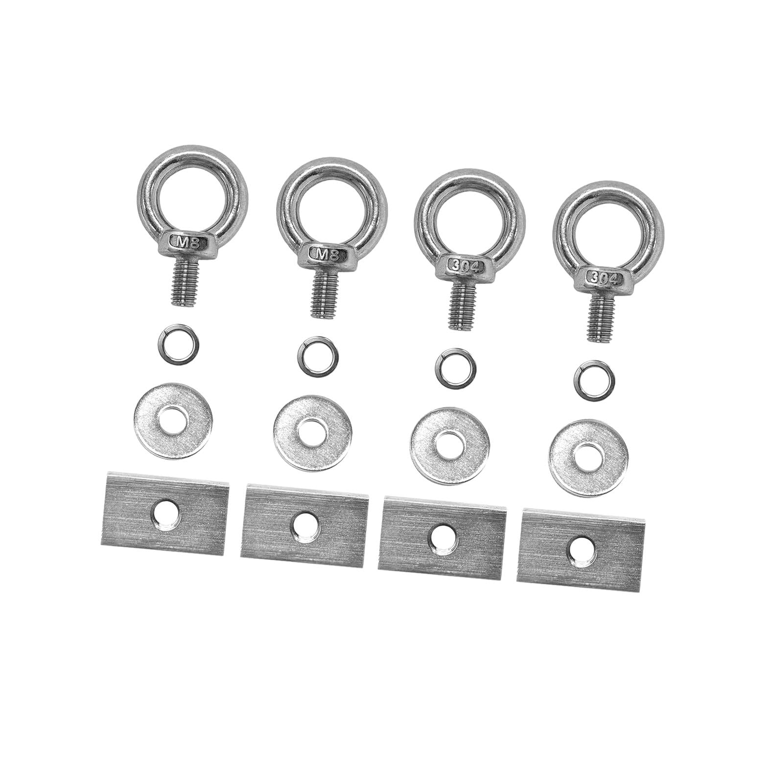 Highcool Shoulder Eye Bolt, 4-Piece Heavy-Duty Steel Eye Bolt Set ...