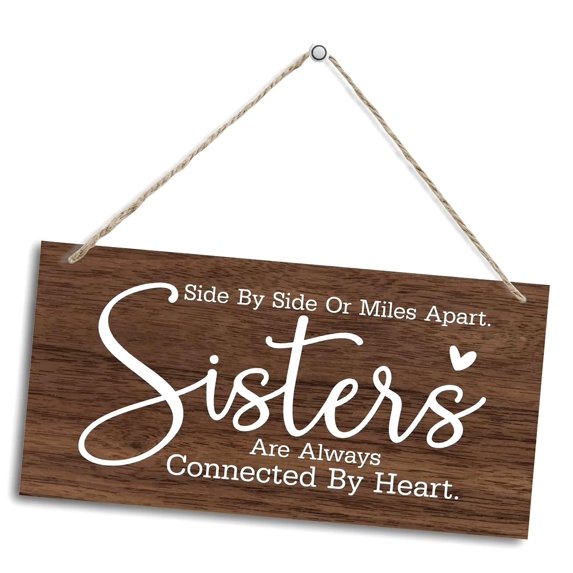Highcool Sister Quote, Or Miles Apart. Sisters Are Connected By Heart ...