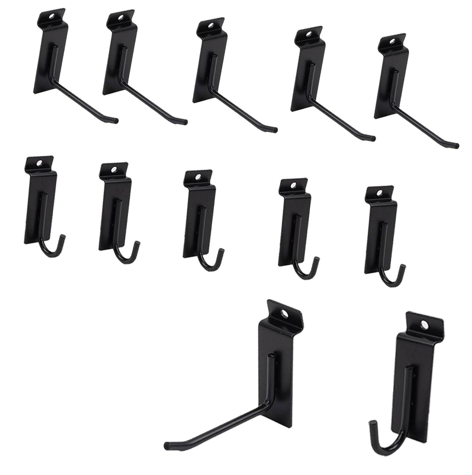 Highcool Slatwall Accories 10 Pcs Slatwall Hook Slat Wall Hanging Hook ...