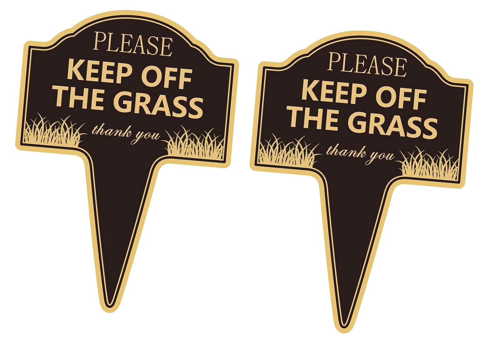 Highcool Stay off the Signs for Yard Keep off Signs with Stake for Lawn ...