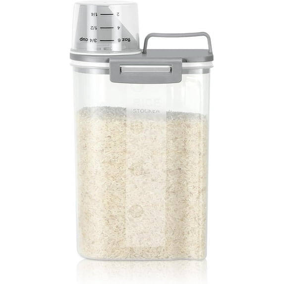 Highcool Storage Container 4 Lbs, Small Dispenser with Measuring Cup ...