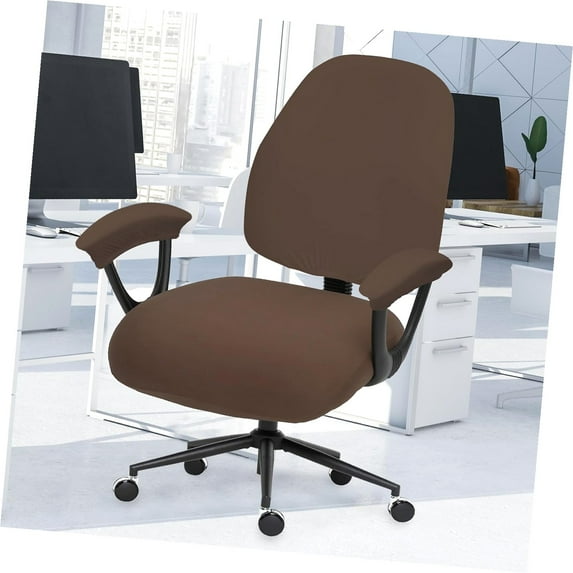 Highcool Stretchable Split Office Chair Seat Covers Armrest Covers ...