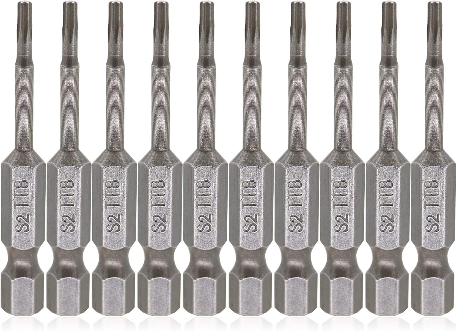 Highcool TT8 Torx Magnet Screwdriver Bits, 1/4 In Hex Shank 2 In Length ...