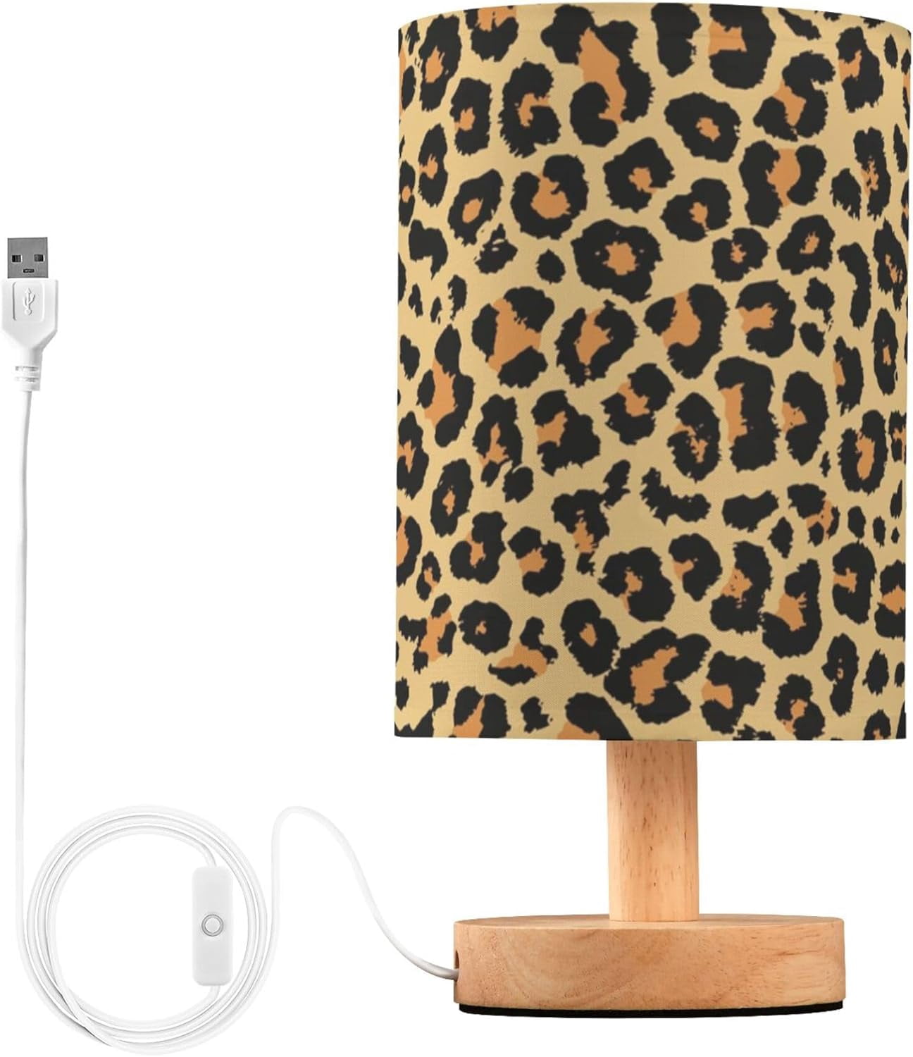 Highcool Table Lamp Leopard Print Wild Animal Skin Scale Design Pattern ...