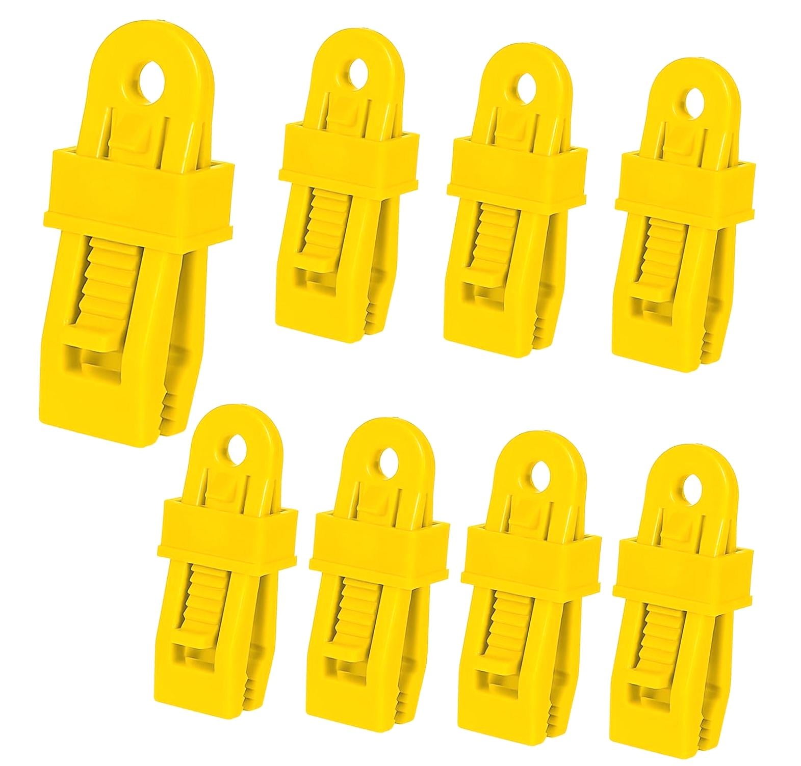 Highcool Tarp Clips Lock Grip,Tarp Clamps for Cover Awnings, Camping ...