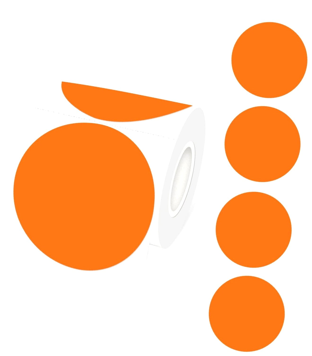 Highcool Thermal Labels 3 inch, Round Thermal Printer Labels, Circle ...