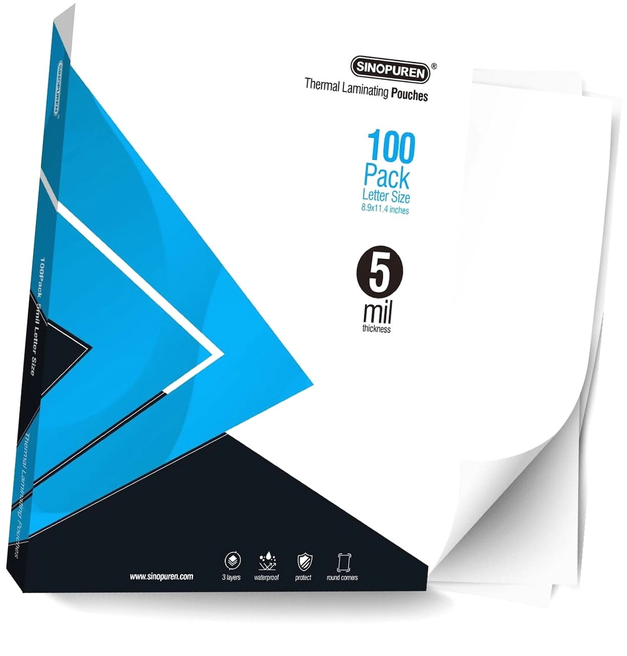 Highcool Thermal Laminating for Laminator, 5Mil Thickness, Letter Size ...