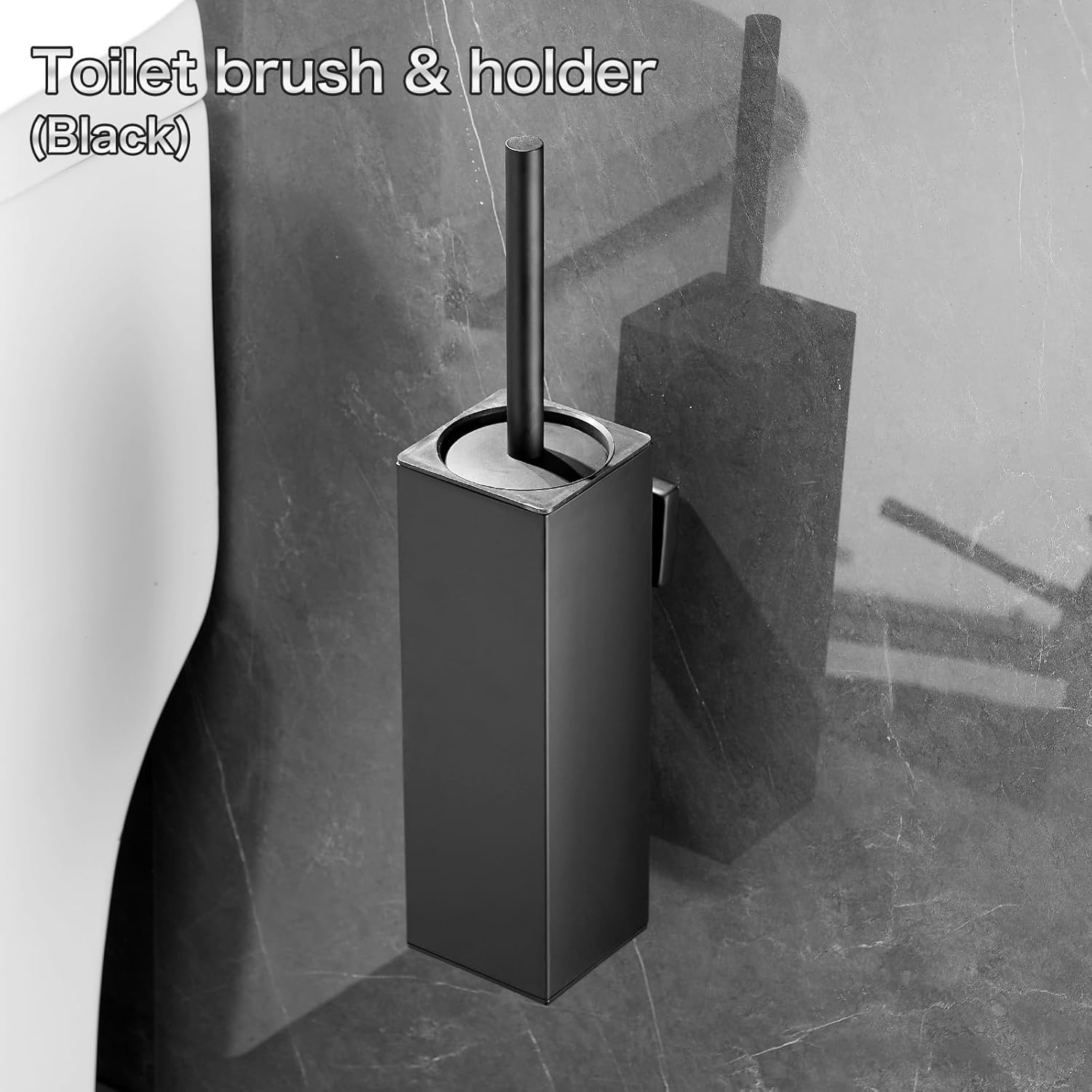 Highcool Toilet and Holder,Toilet Cleaning Set,Toilet Bowl and Holder ...