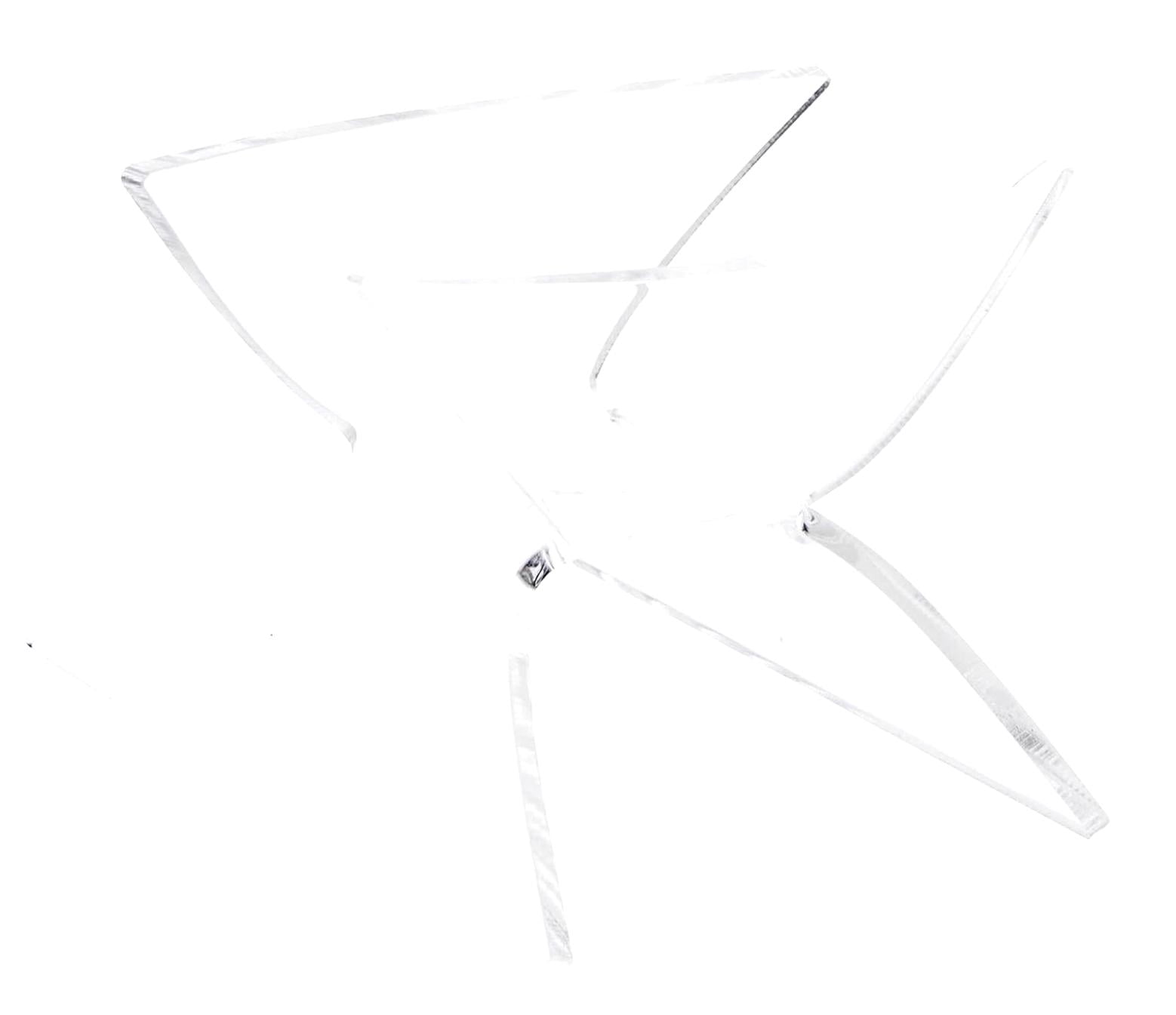 Highcool Transparent Acrylic Nautilus Display Stand, Dimensions: 2.375 ...