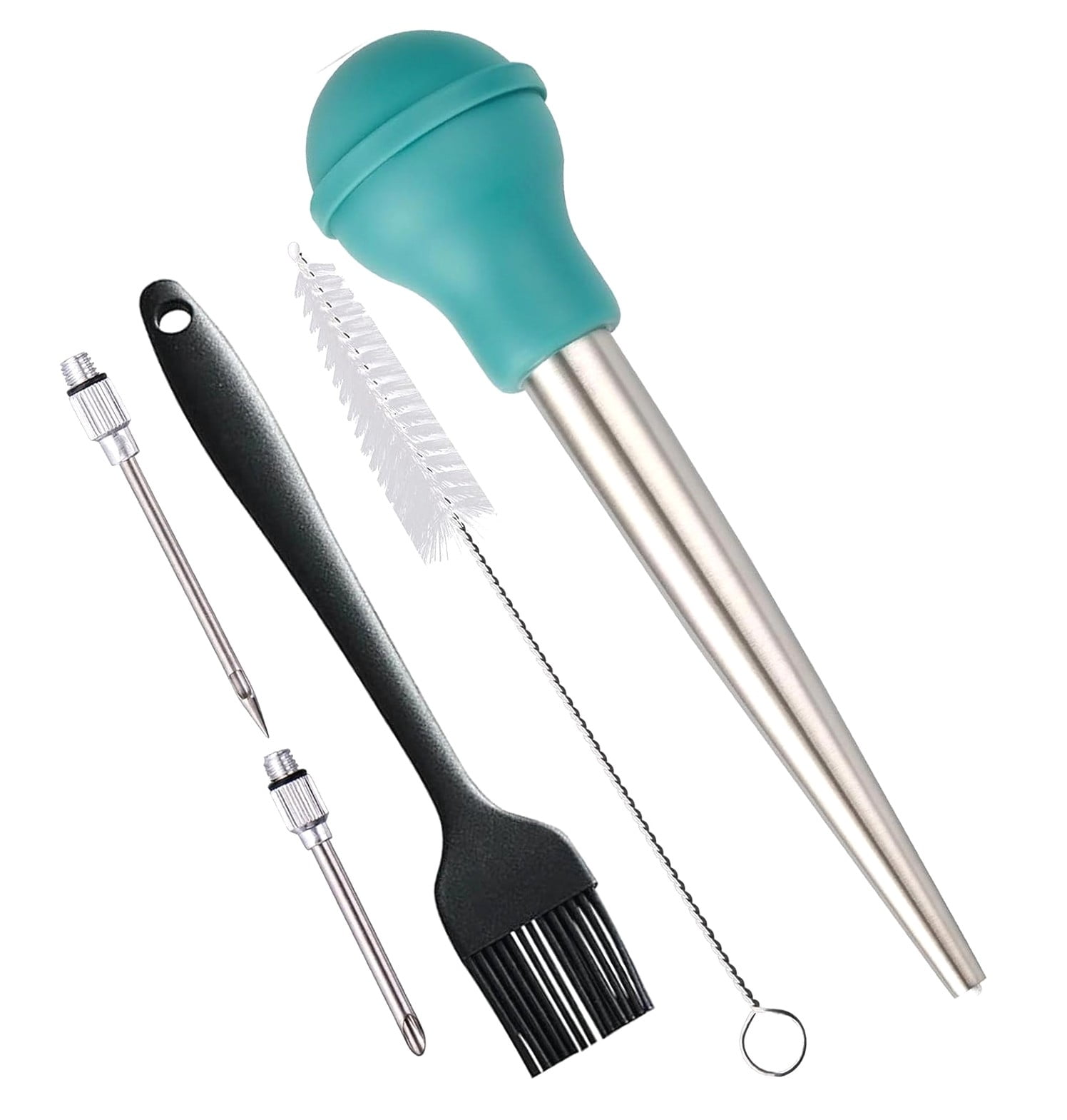Highcool Turkey Baster Set of 5, 18/8 Steel Turkey Baster for Cooking ...
