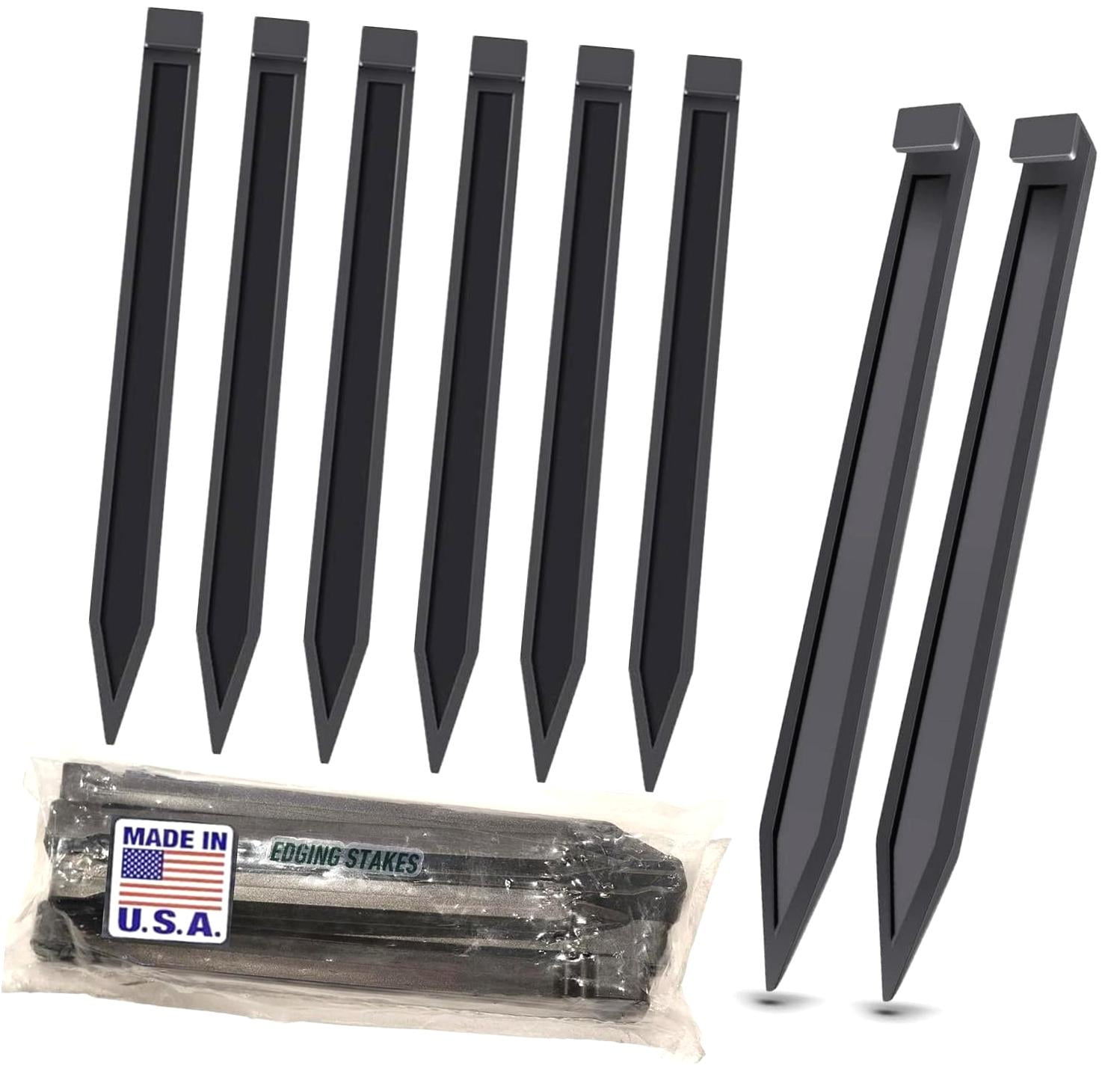 Highcool USA MADE (40-Pack) Nylon Landscape Edging Anchoring Plastic ...