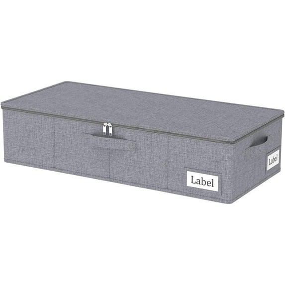 Highcool Under Bed Storage Containers with Handles, Sturdy Zipper and ...