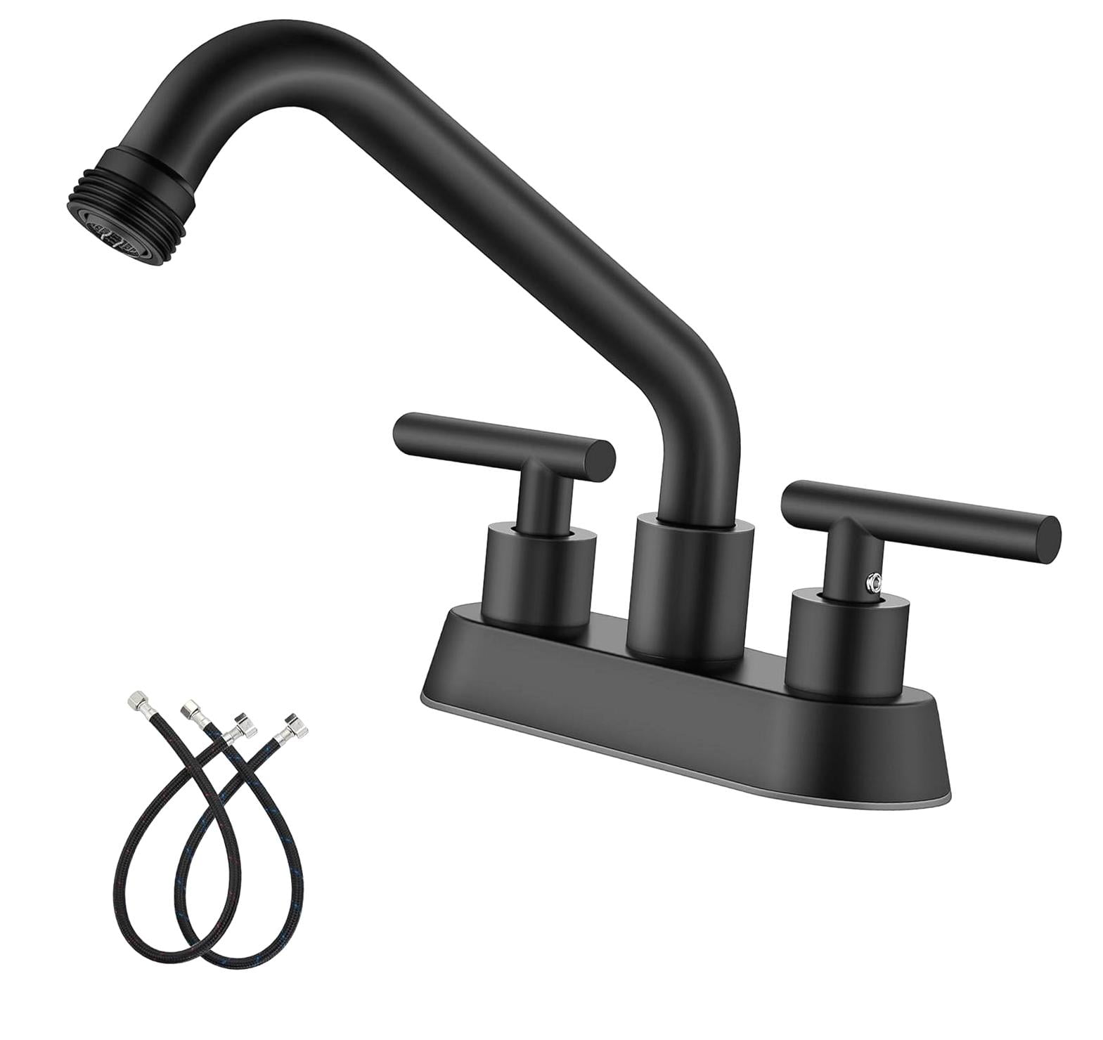 Highcool Utility Laundry Sink, 4 Inch Centerest Faucets for Utility ...