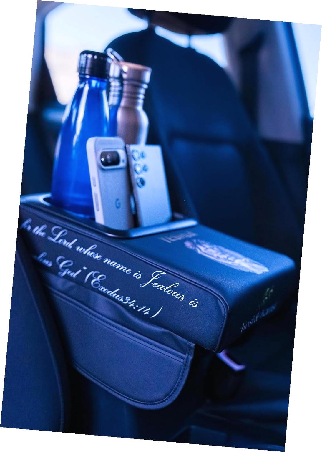 Highcool Vehicle Console Protector - Console Cover Featuring Dual Cup ...