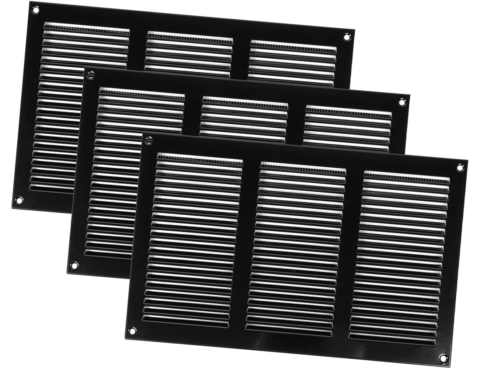 Highcool Vent 12'' 8'' Inch (Overall Dimensions) Set of 3 Air Vent Duct ...