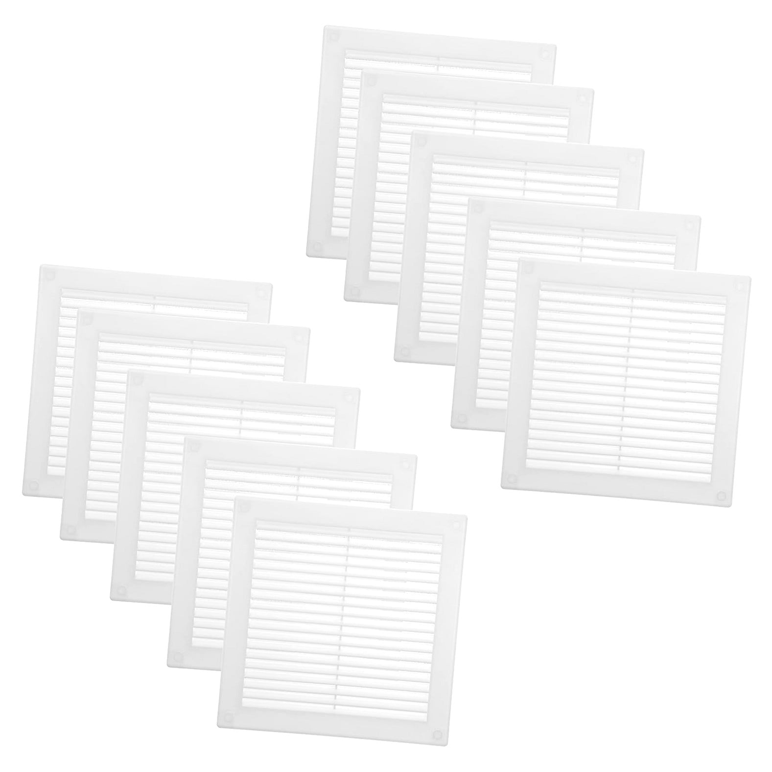 Highcool Vent 4.5" 4.5" Inch (Opening Dimensions) Pack of 10 White ...