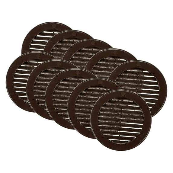 Highcool Vent 4 Inch (Opening Dimensions) Pack of 10 Brown Soffit Vent ...