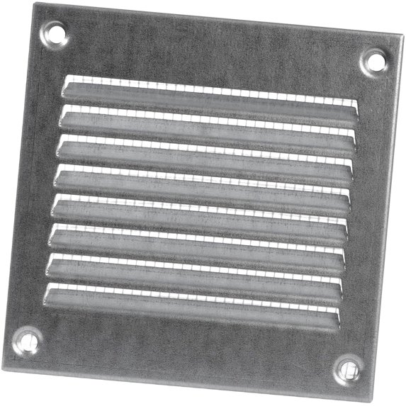 Highcool Vent 4'' by 4'' Inch (Overall Dimensions) Galvanized Air Vent ...