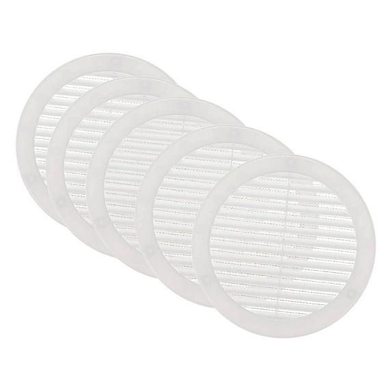 Highcool Vent 6 Inch (Opening Dimensions) Set of 5 White Soffit Vent ...