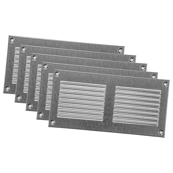 Highcool Vent 8'' 4'' Inch (Overall Dimensions) Pack of 5 Galvanized ...