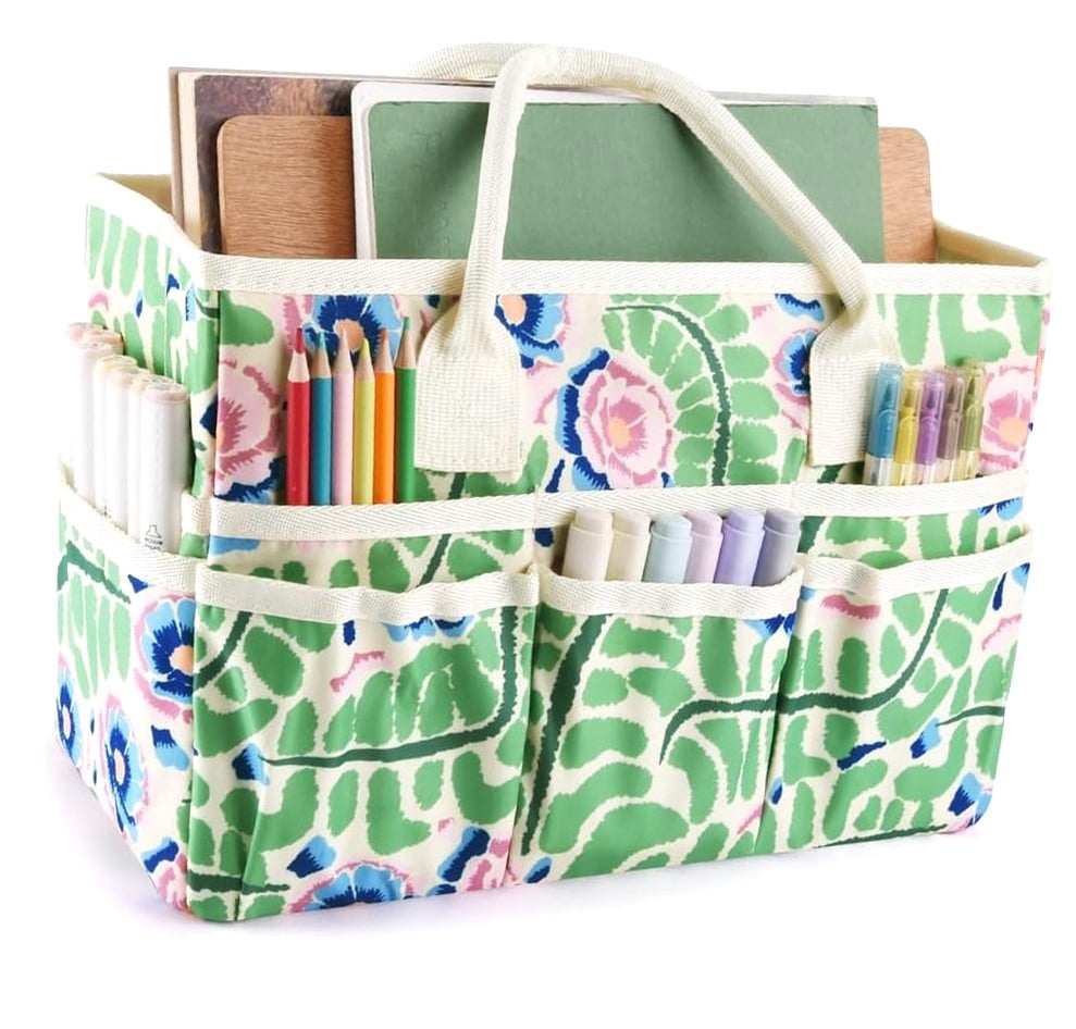 Highcool -WEICHEN Craft Organizer Tote Bag Storage Caddy with Multiple ...