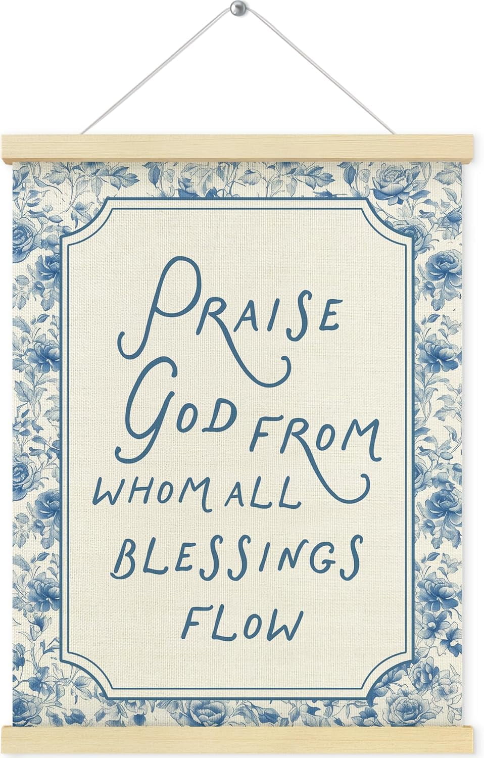 Highcool Wall Decor, Praise God from Whom All Blessings Canvas Poster ...