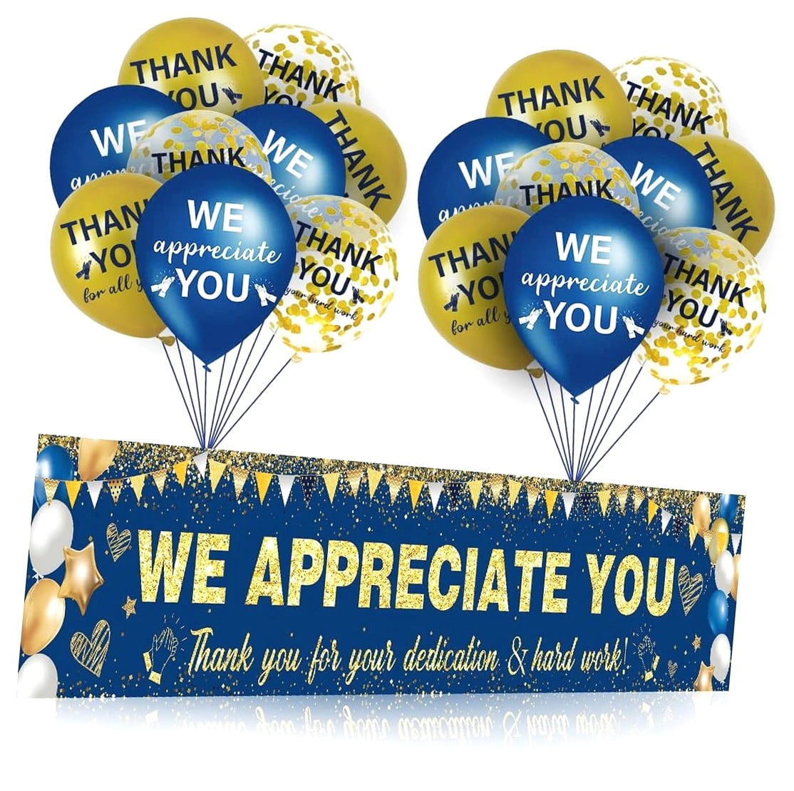 Highcool We Appreciate You Decorations Navy Blue We Appreciate You ...