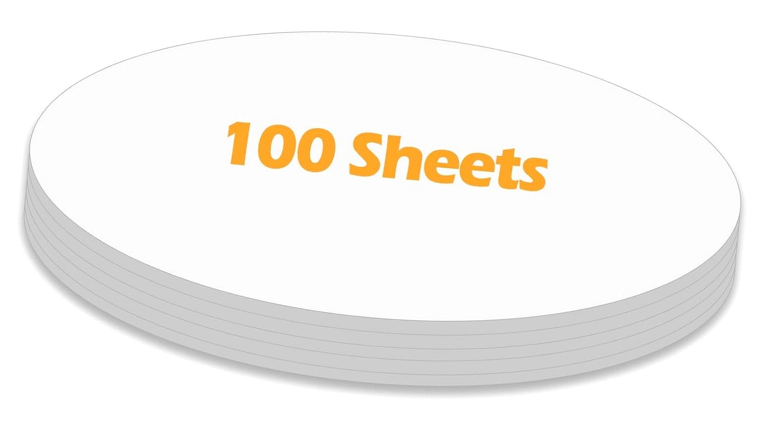 Highcool White Paper Circles 3 Inches, 100 for Arts and Crafts ...