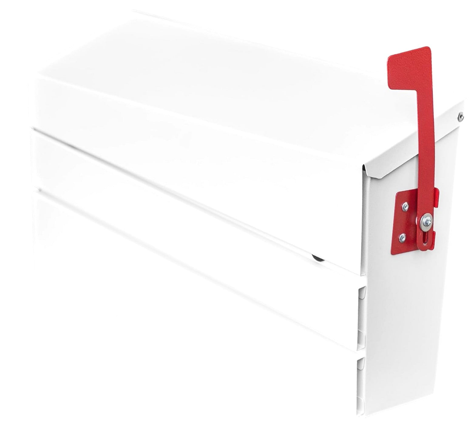 Highcool White Wall-Mount Mailbox, Large Mailboxes, Galvanized Steel ...